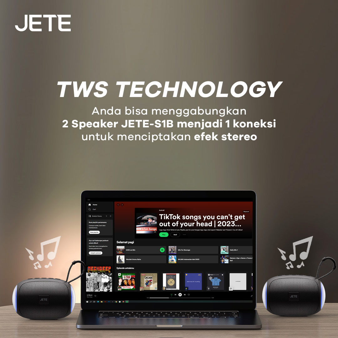 Jual Speaker Wireless Mini JETE S1B Series - JETE Indonesia